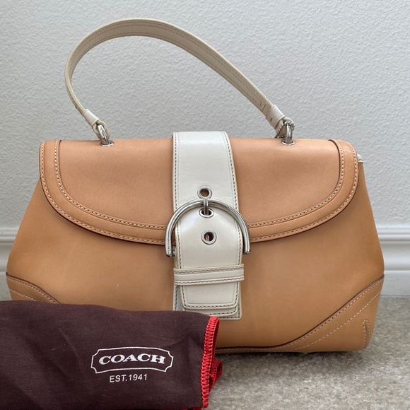 Coach | Bags | Genuine Vintage Coach Vachetta Leather Top Handle ...